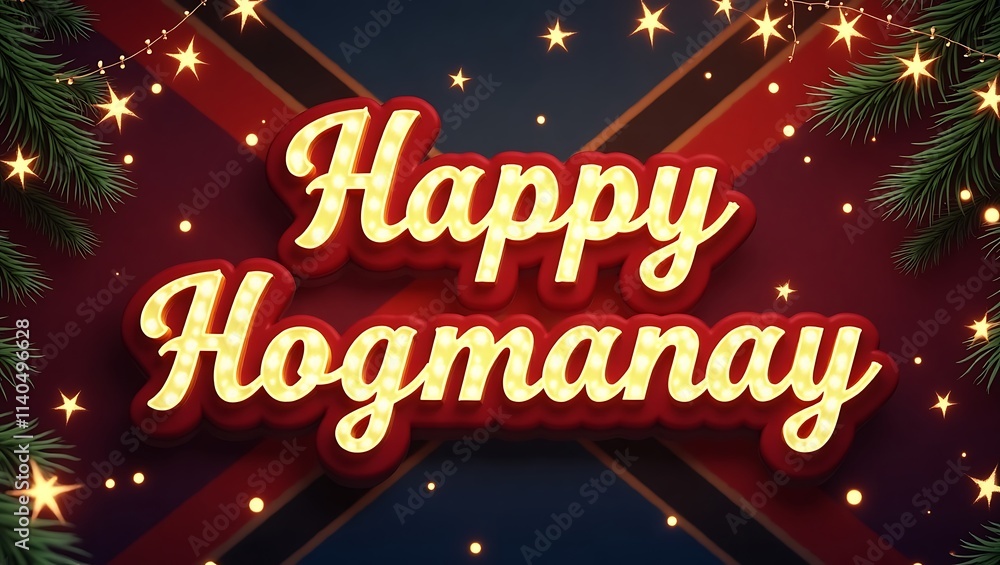 Happy Hogmanay | Stars | Happy New Year 2025 | Winter Season ...