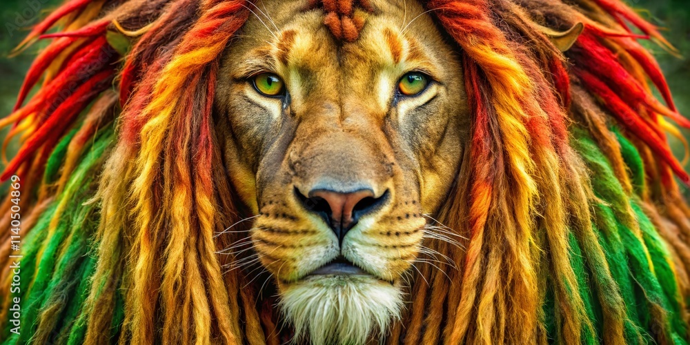 Macro Lion Rasta Photography: Close-Up Images of a Lion with ...