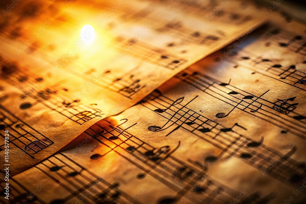 Musical Notes Background, Documentary Style Photography: Images of ...