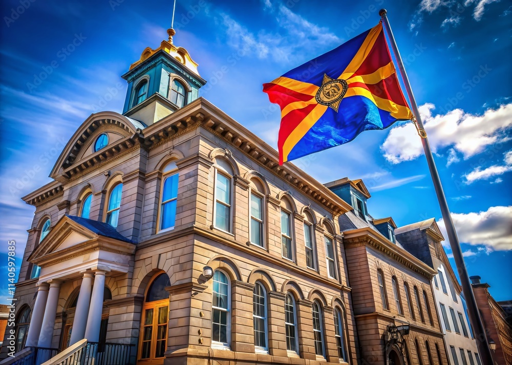 Nova Scotia Flag Architectural Photography: Stunning Canadian ...