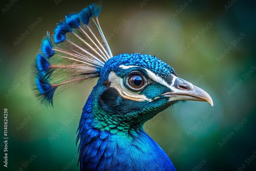 Peacock Blue Minimalist Photography: Abstract Art, Serenity, Blue ...