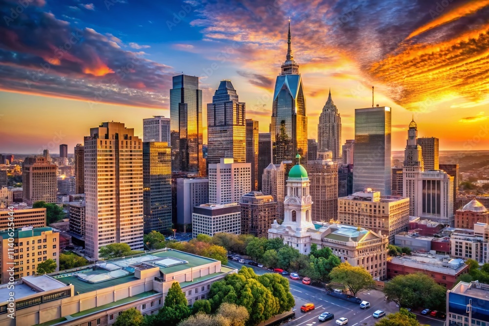 Philadelphia Skyline Photography: Stunning Cityscape Images at Golden ...