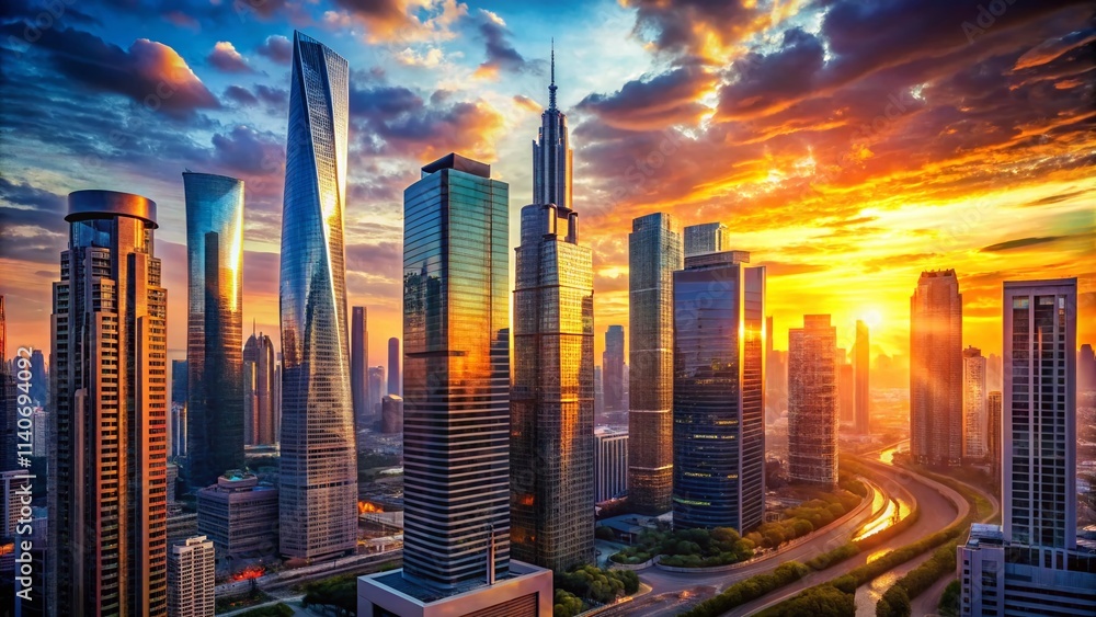 Stunning 4K PC Wallpaper: Modern Architecture, Cityscape, Skyscrapers ...