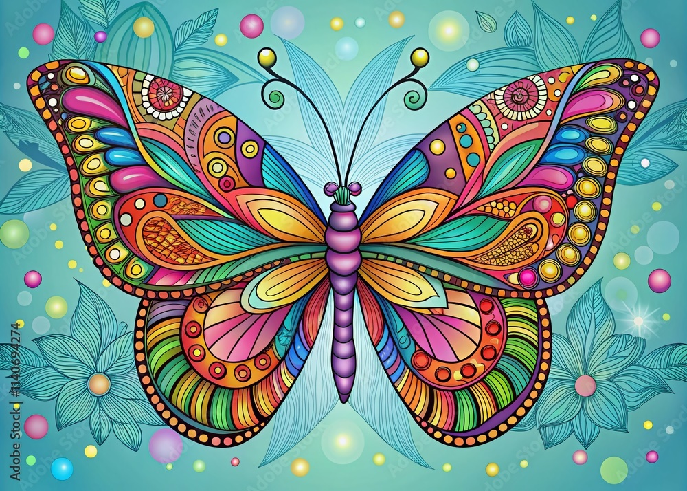 Stunning Aerial Butterfly Coloring Page Drone Photography: Free ...