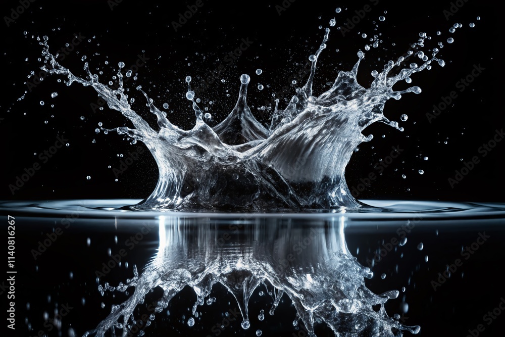 Water Splash Silhouette Photography: High-Resolution Images, Royalty ...
