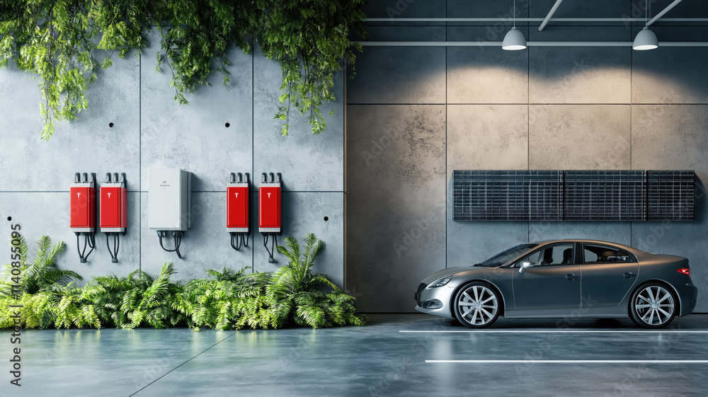 battery packs alternative electric energy storage system at home garage ...