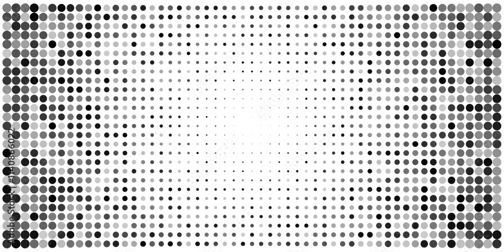 Dot pattern vector background. Abstract geometric halftone pixel grid texture. Comic design ...