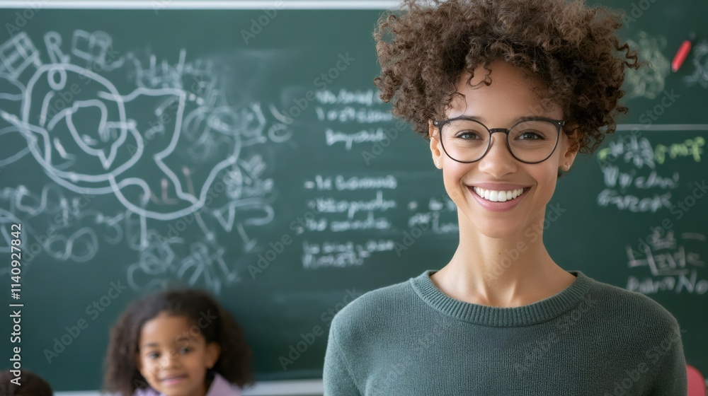black history month education, a black teacher inspiring students in a ...