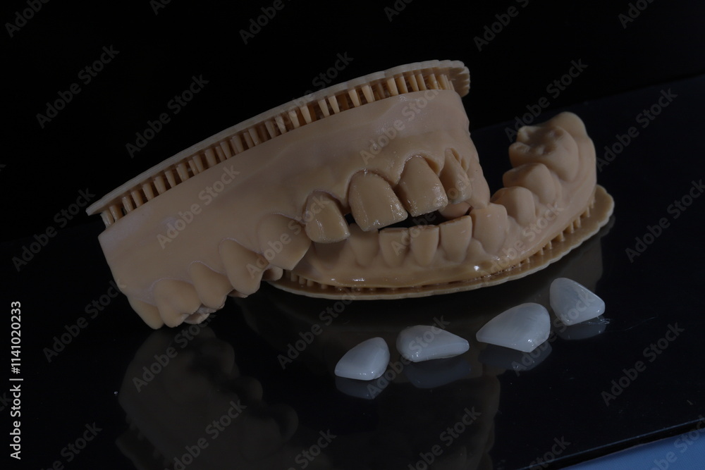 Aesthetic smile design treatment in dental dentistry. Dental laminate ...