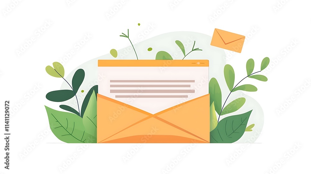 Phishing email alert examining a spam link in dynamic rendering digital ...