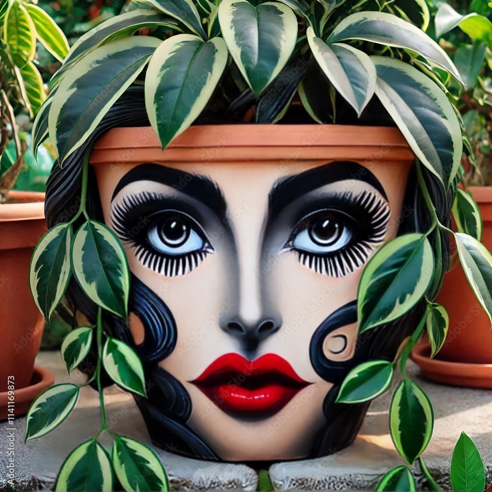 Drama Queen of the Plant Shelf: Adds a playful tone, likening the pot ...