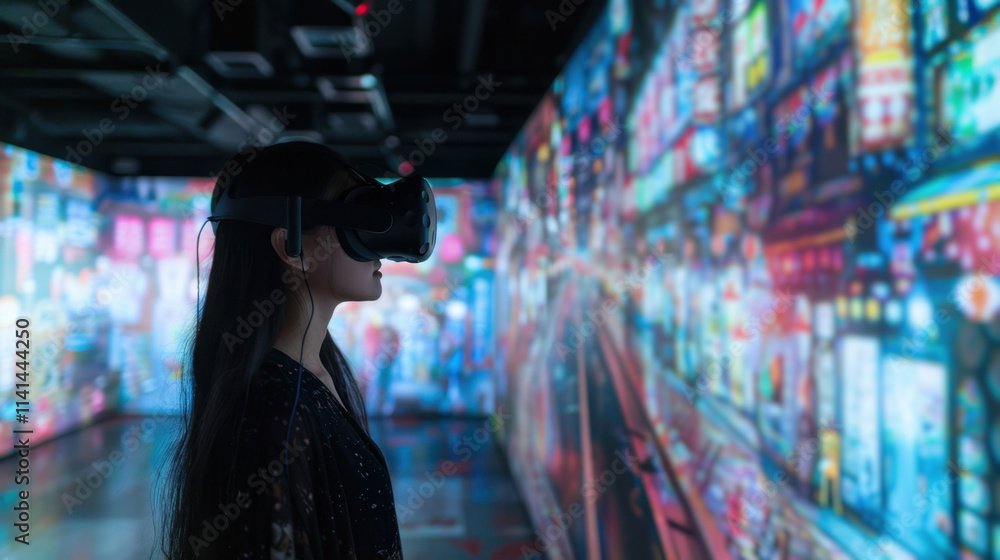 Foto de Stock Gaming Innovation: Advancing game design with VR, AR, and AI to create immersive ...