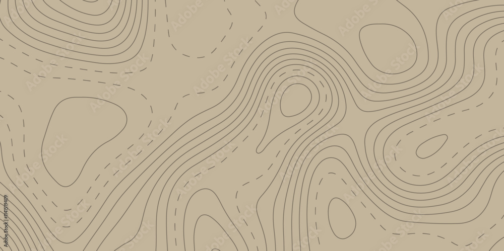 Topographic map background with wave line. Topography and geography map ...