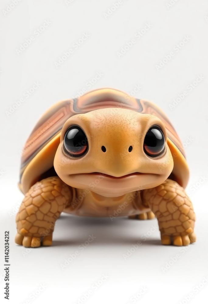 Montessori Flashcards Clipart Kawaii Desert Tortoise Clipart isolated ...