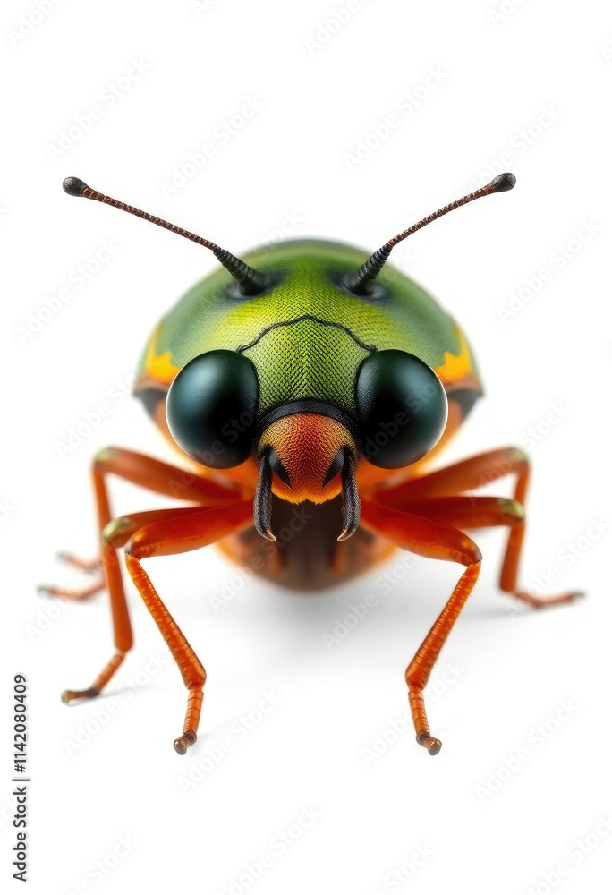 Montessori Flashcards Clipart Kawaii Stink Bugs Clipart isolated on a ...