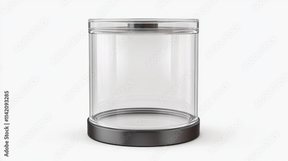 Lottery machine, transparent raffle drum isolated on white background. Vector realistic mockup ...