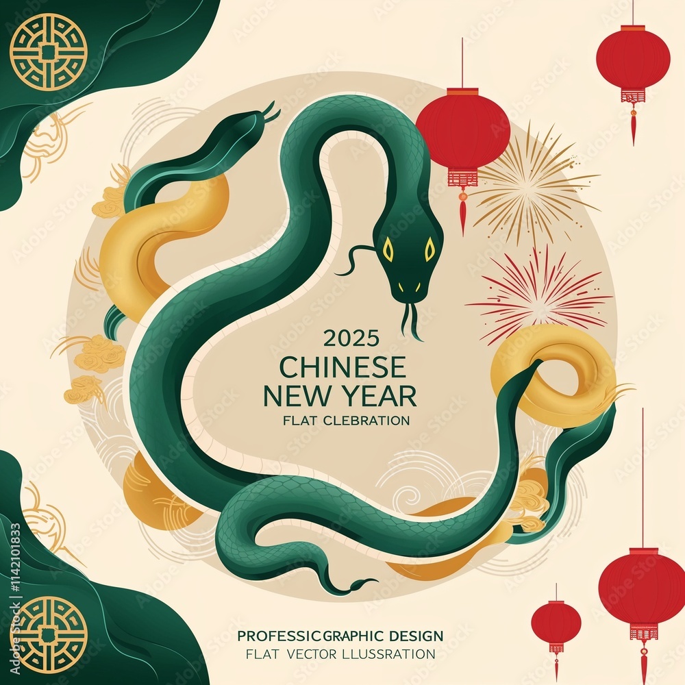 Nouvel An Chinois 2025 - Année du Serpent, célébration traditionnelle ...