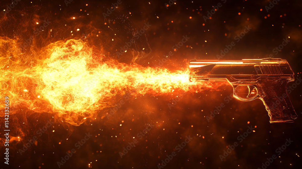 Game effects of magic beams, laser gun, energy shot and blast ...