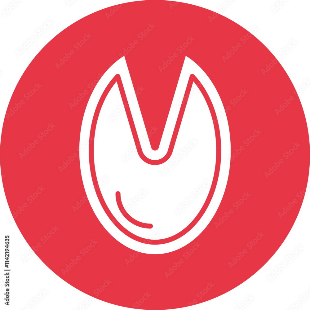 Horse Hoof Print glyph circle icon Stock Vector | Adobe Stock