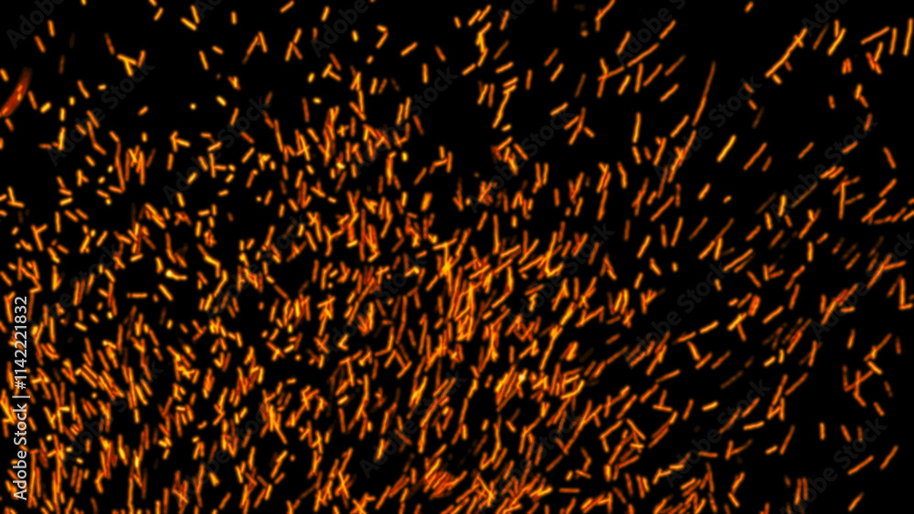 Floating embers sparks background PNG transparent. Opacity or screen ...