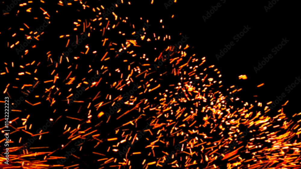 Floating embers sparks background PNG transparent. Opacity or screen ...