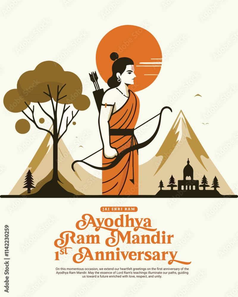 Ayodhya Ram Mandir Jay Shree Ram with lord rama Social media Post ...