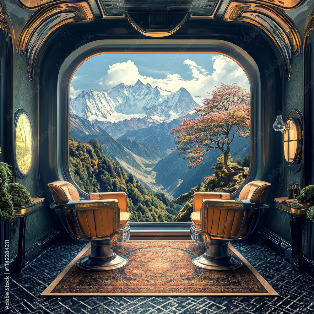 Exploring a retro-futuristic steampunk world, where vintage machinery ...