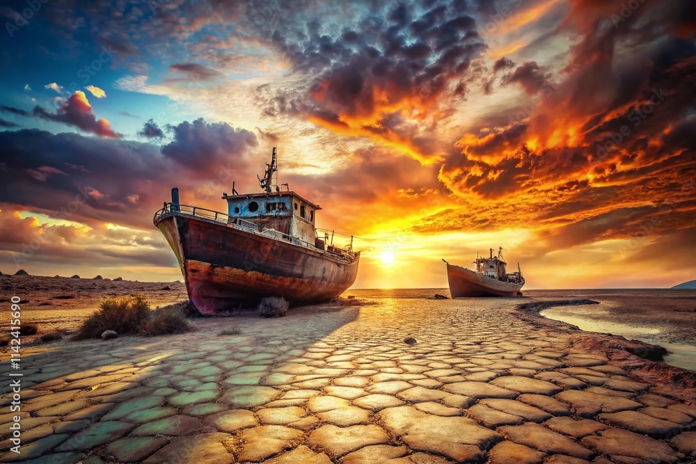 Aral Sea Disaster: Surreal Photography, Environmental Catastrophe ...