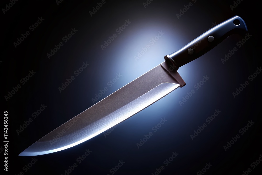 Bolo Machete Silhouette, Isolated Black Knife, Sharp Blade, Farming ...
