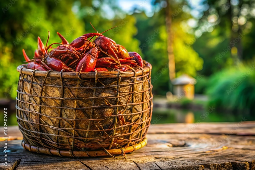 Crawfish Pot Clipart: Architectural Photography of Rustic Seafood Traps ...