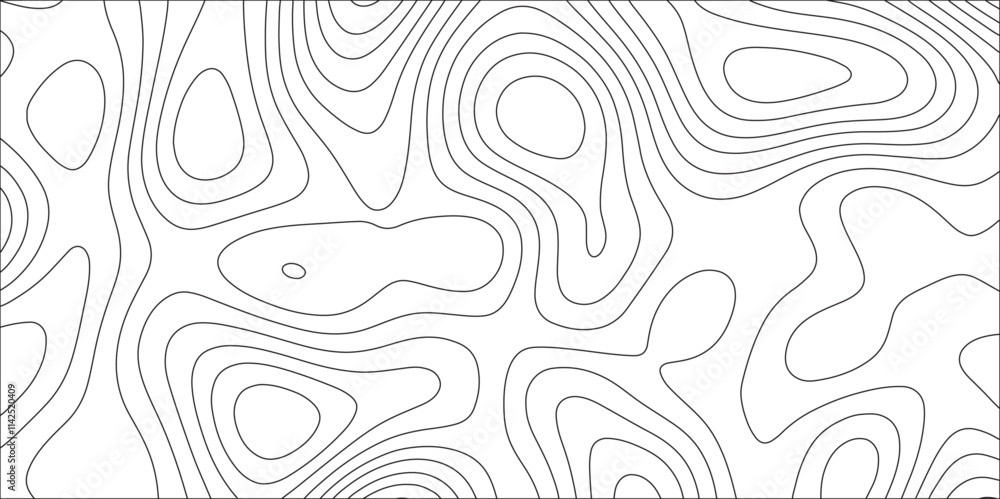 Contour map background. Geography scheme and terrain. Topography grid ...