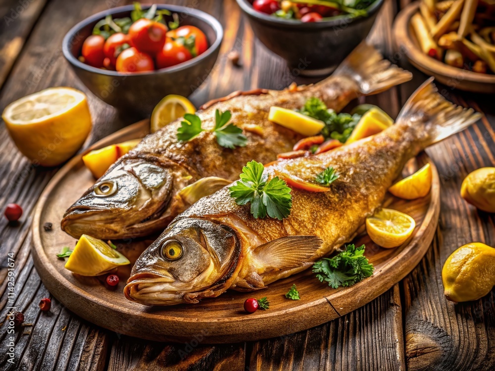 Fish Fry Clipart: Delicious Fried Fish Images, Seafood Clipart, Cartoon ...