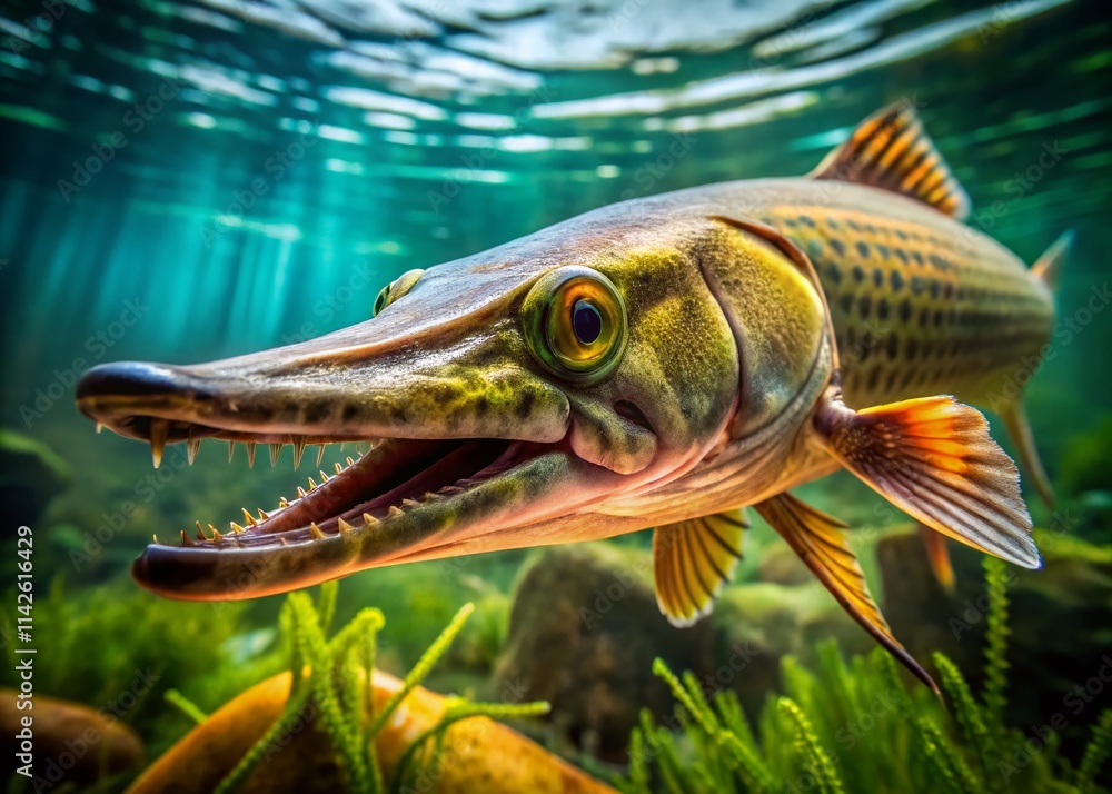 Gar Fish Documentary Photography: Close-up, Underwater, Nature ...