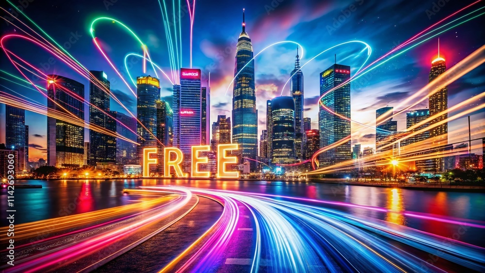 Long Exposure Photography, Free Editable Text Effects, Abstract Art ...