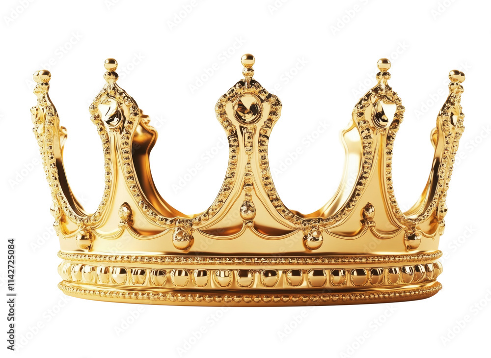 Royal crown isolated on transparent background Stock Photo | Adobe Stock