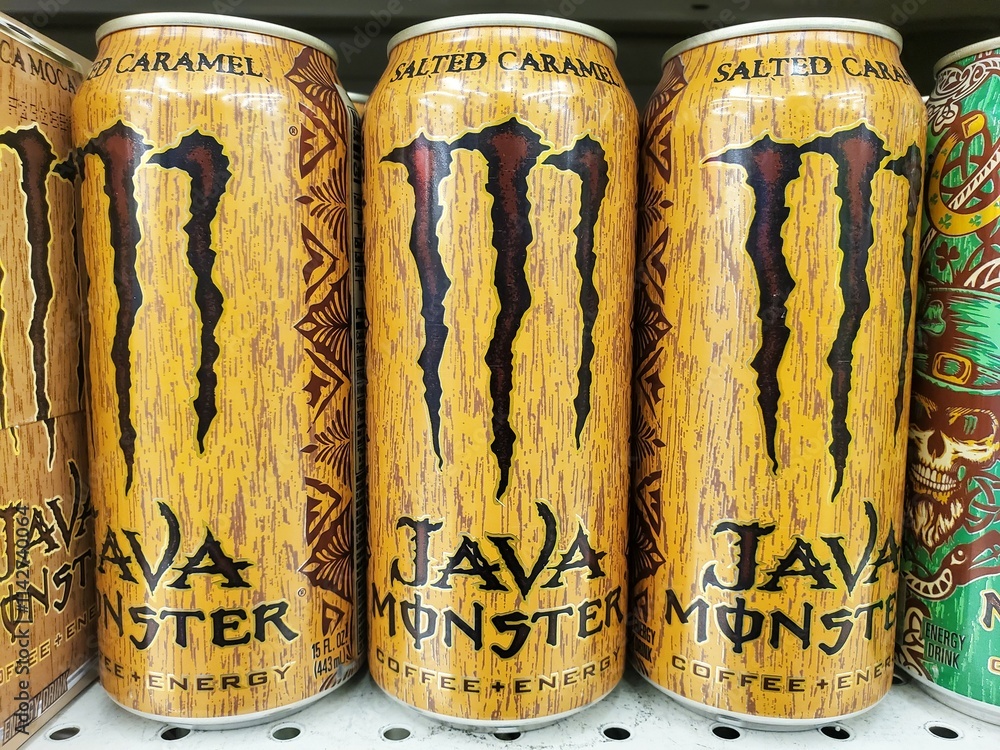 Wilmington, Delaware, U.S.A - Nov 11, 2024 - The orange Java Monster ...