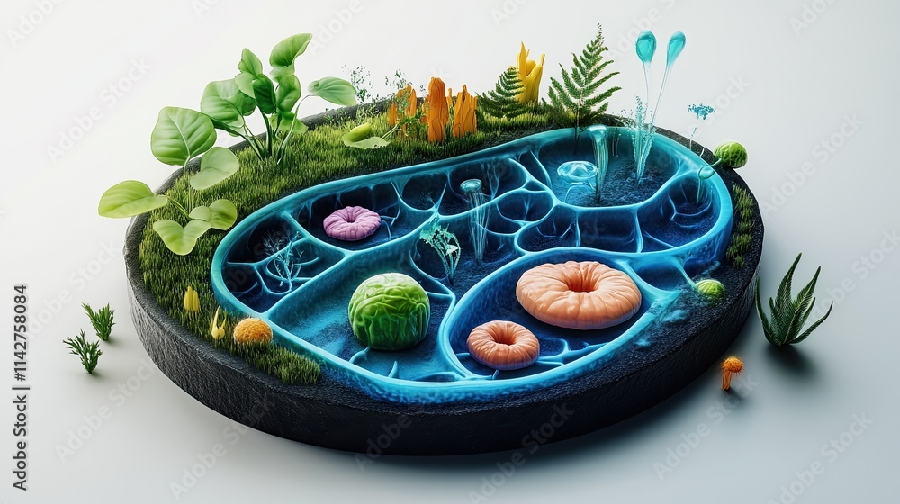 Plant Cell Diagram: A detailed plant cell diagram, perfect for ...