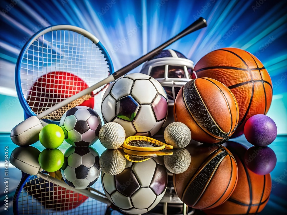 Sport Graphics, Athletic Symbols, Game Illustrations, Fitness ...