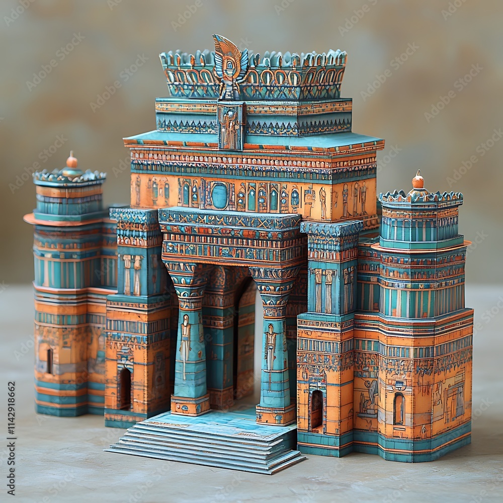 Papercraft ancient artifacts, 3D paper models replicating relics from ...