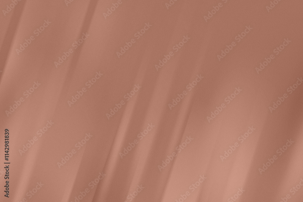 Demonstrating Mocha mousse color of the year 2025. Hand painted ...