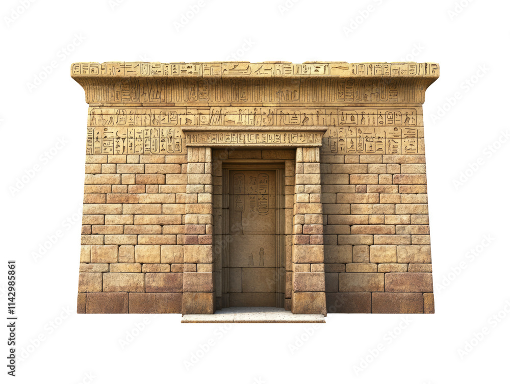 Ancient Mesopotamian Tomb Structure with Brick Inscriptions Stock ...