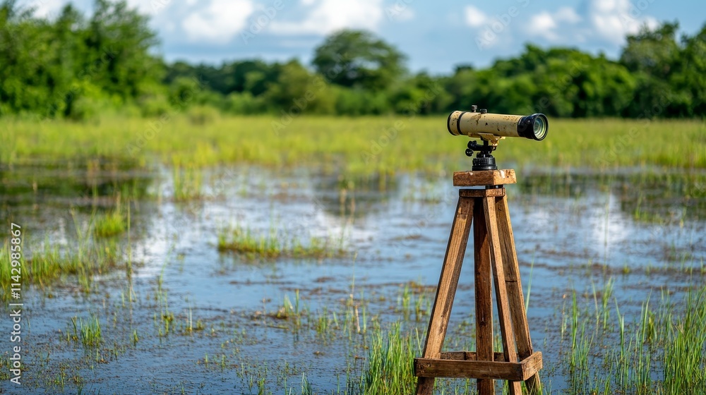 Delta Bird Survey Water Table Observation - A water level observation ...