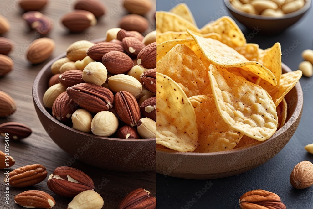 Healthy vs Unhealthy: Comparing Nuts and Chips for Better Snack Choices ...