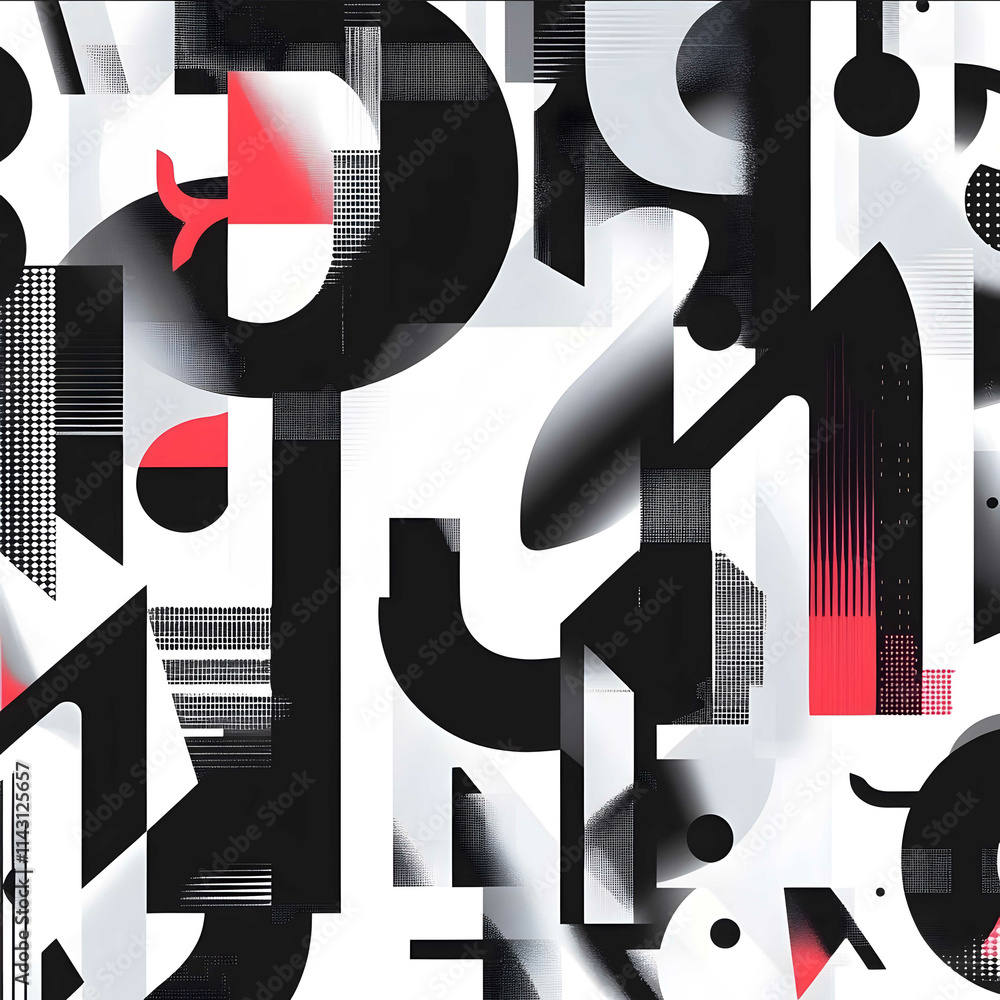 A dense block of abstract text using realworld fonts arranged in an ...