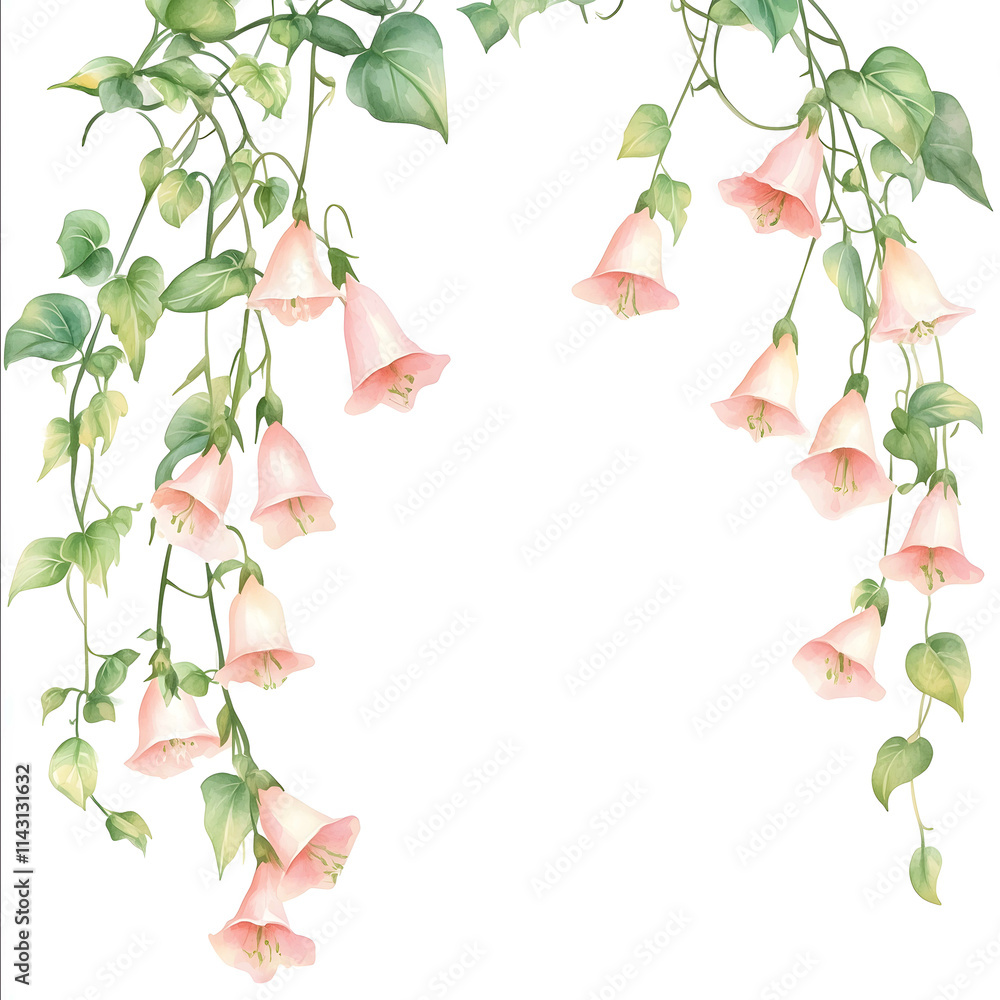 Watercolor illustration handpainted illustration light color ...