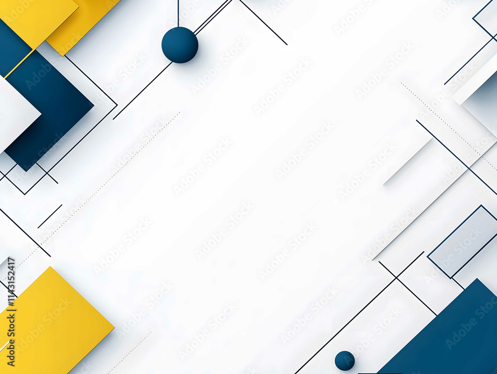 Create a sleek and minimalist PowerPoint template featuring only a few ...