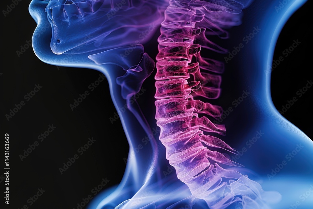 An incredibly detailed medical illustration showcasing the human ...