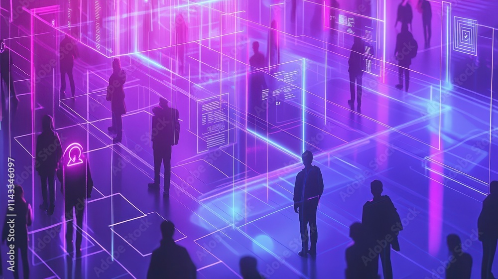 Identity and Access Management Concept - IAM and IdAM - Users with ...