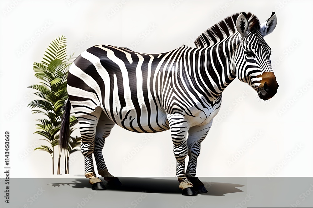 Zebra with transparent background, detailed and high-resolution PNG of ...