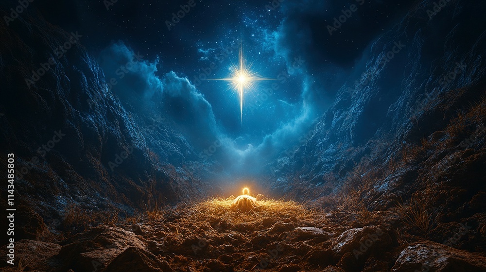 Shining Star Over the Nativity: Celebrating the Birth of Jesus in ...